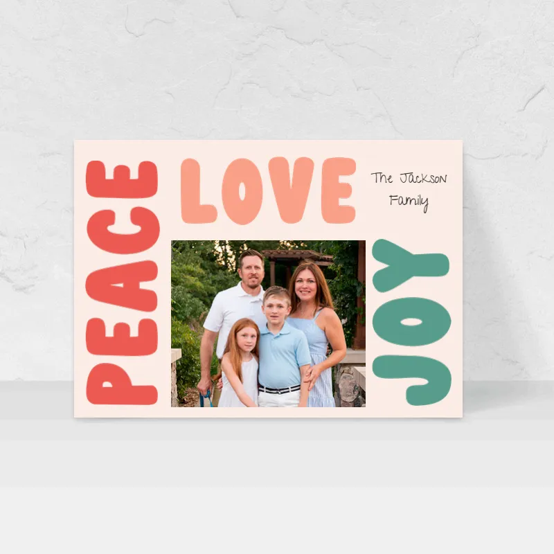 Holiday Photo Card 5x7 Double Sided Christmas | Photo Prints, Film Lab ...