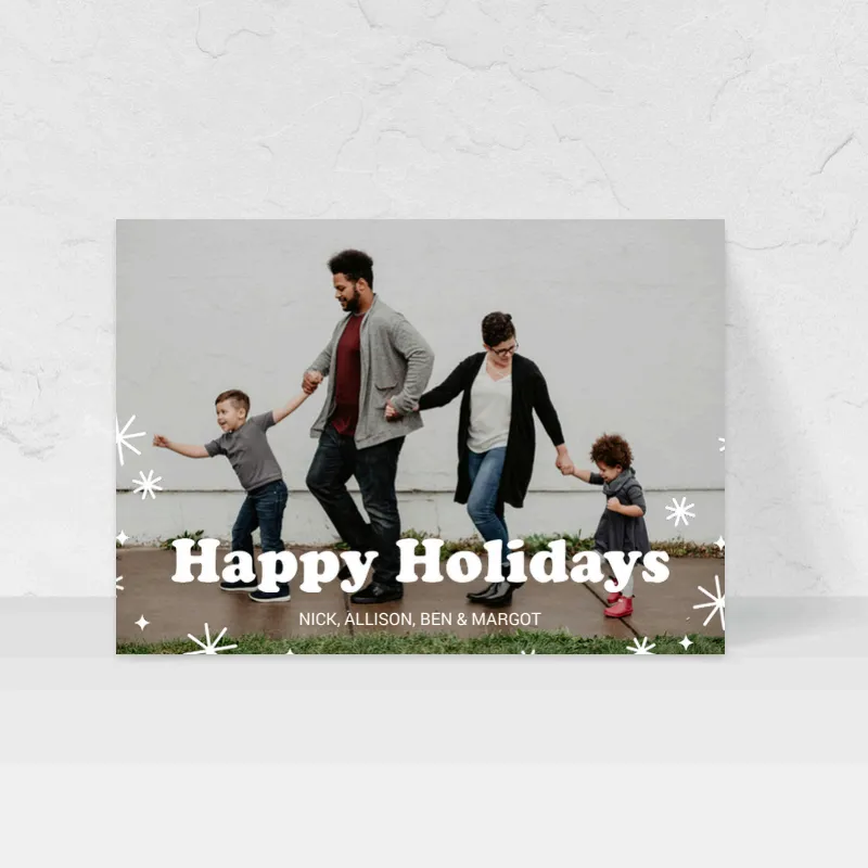 Holiday Photo Card 5x7 Double Sided Christmas | Photo Prints, Film Lab ...